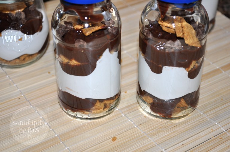 S’mores Pudding in a Jar