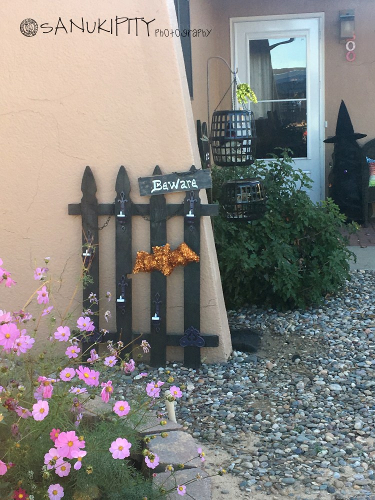 Re-imagining a Piece of Fence into a Spooky Gate